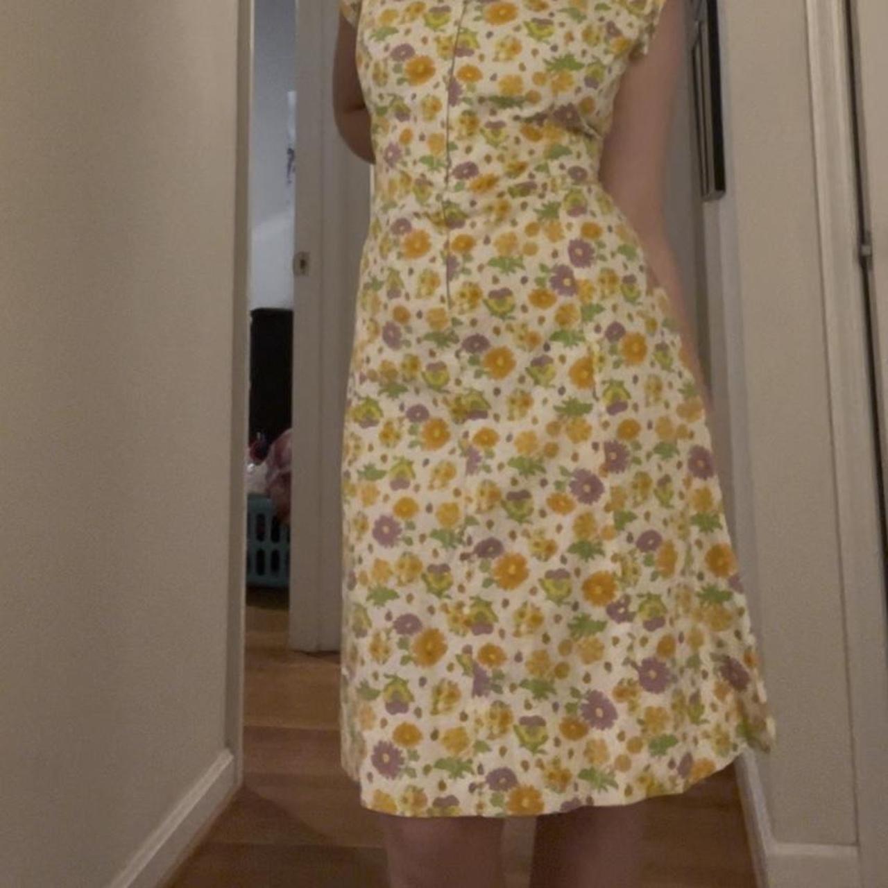 one of a kind handmade zip up house dress true... | Depop