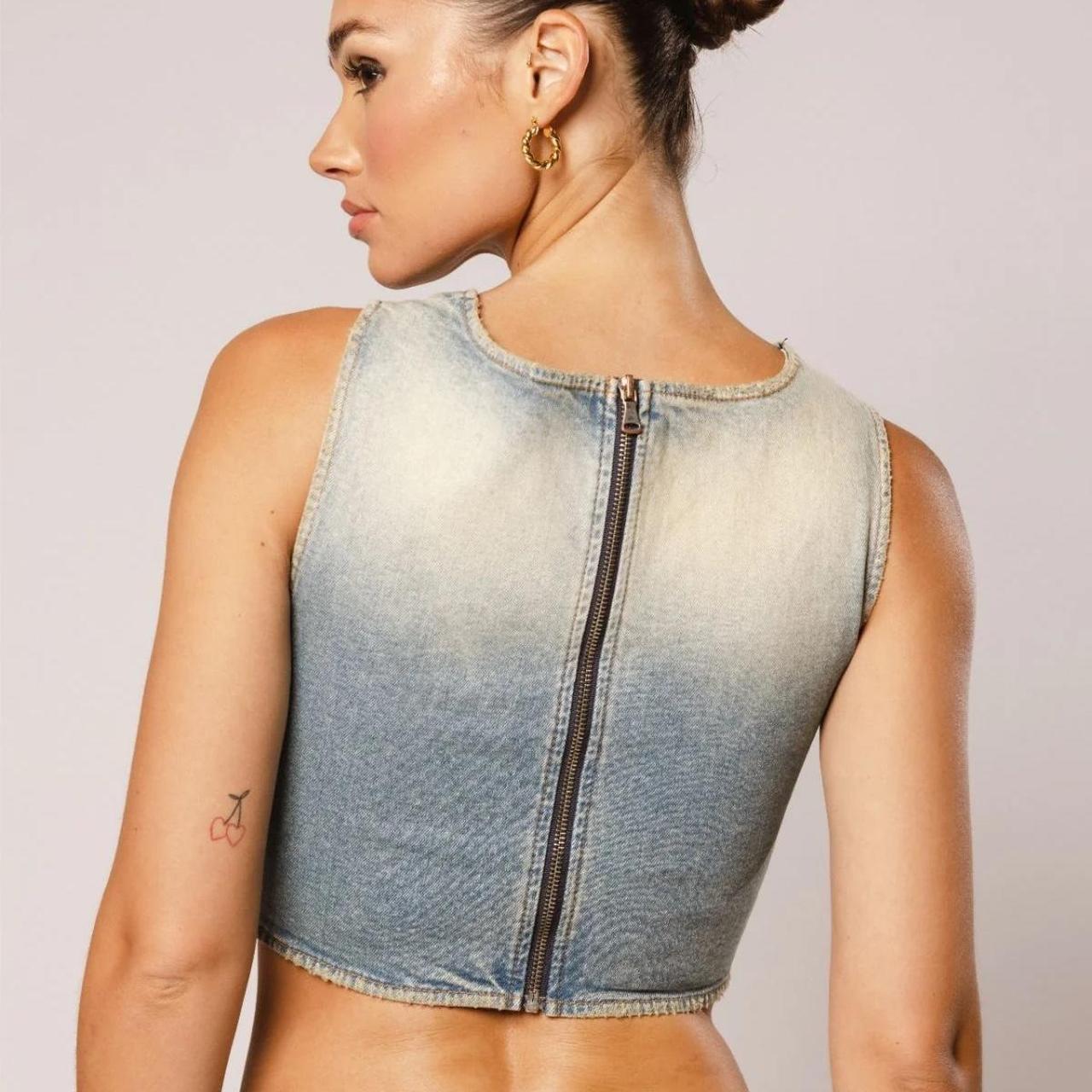 Revice Denim THE LOTUS TOP in SAHARA Runs small,... - Depop