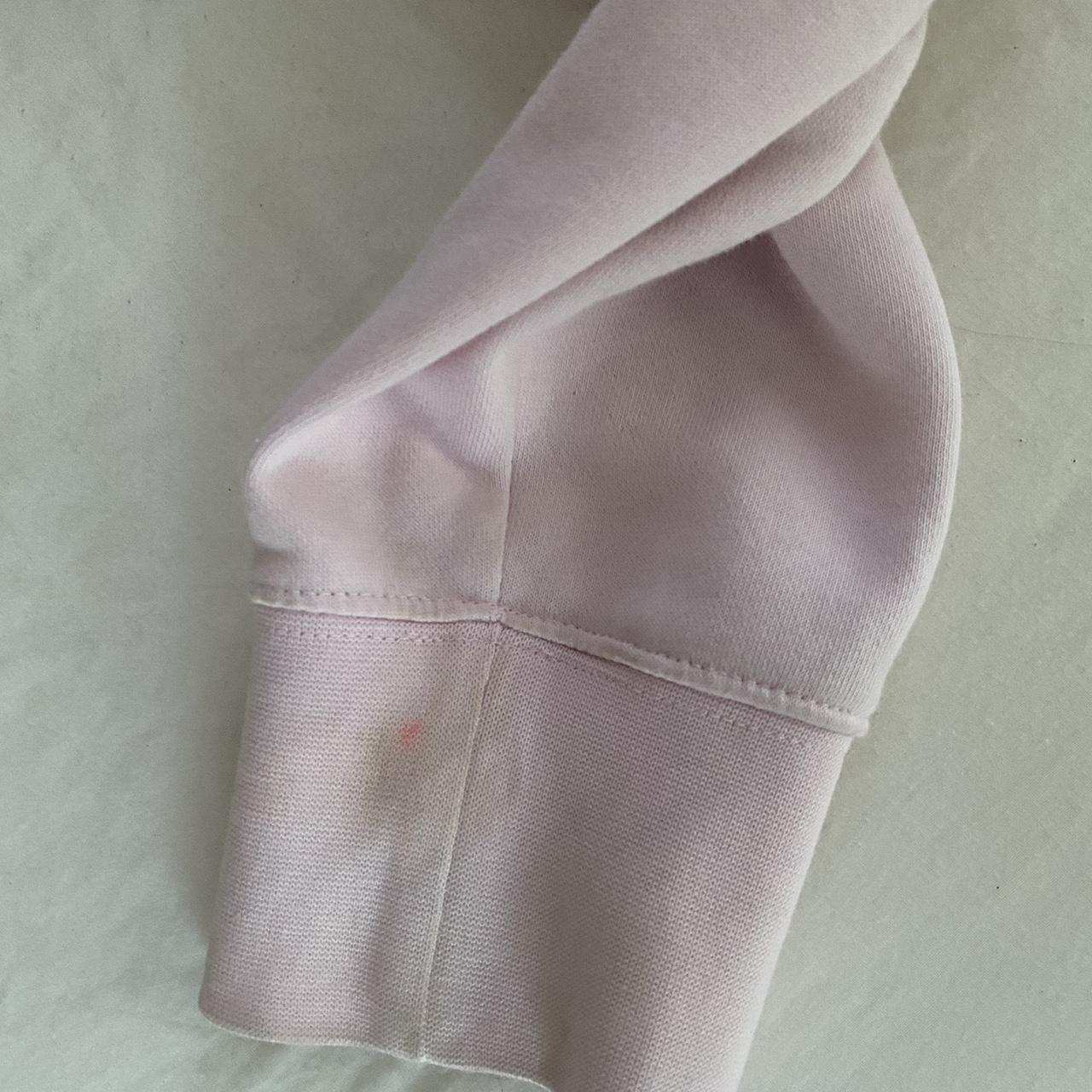 kids XL pink nike jumper good condition , stained... - Depop