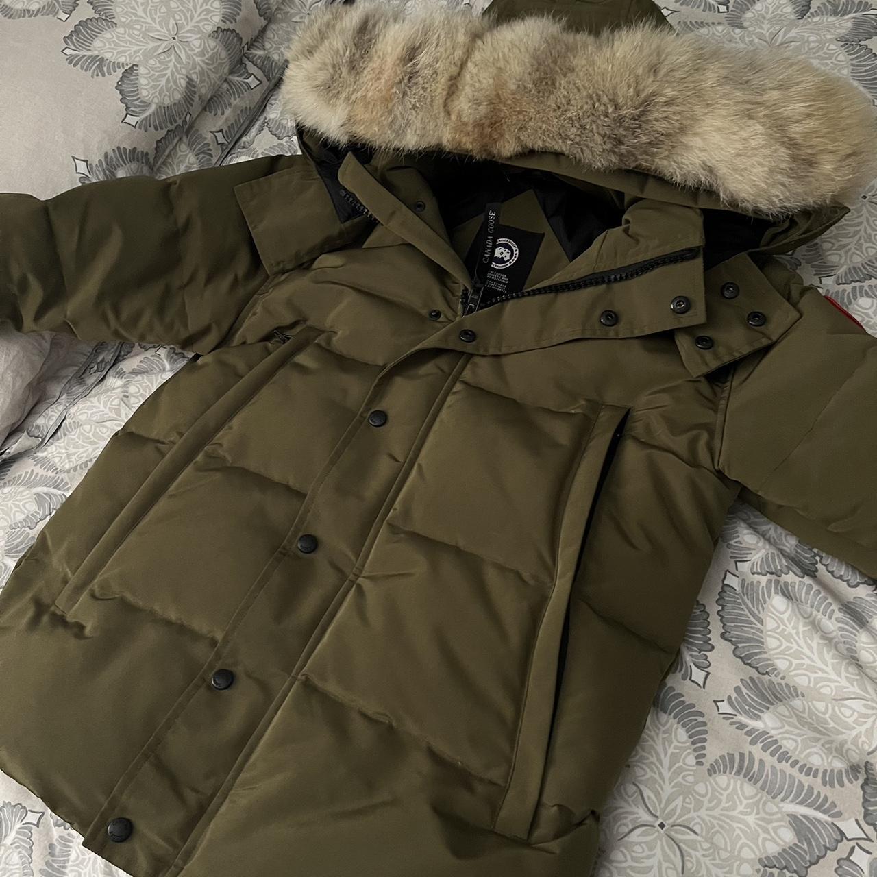Canada goose Wyndham parka Size M Military Green/... - Depop