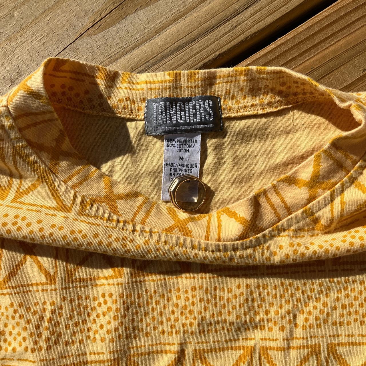 Tangiers 90’s pattern short sleeve Medium, 22L... - Depop