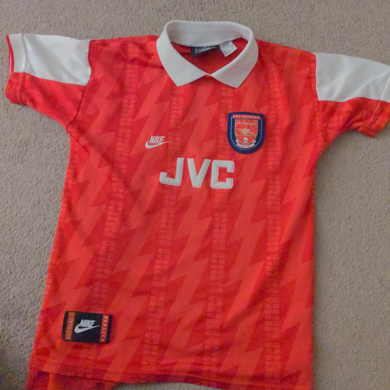 Arsenal 95/96 shirt. Large boys. Some snagging on... | Depop