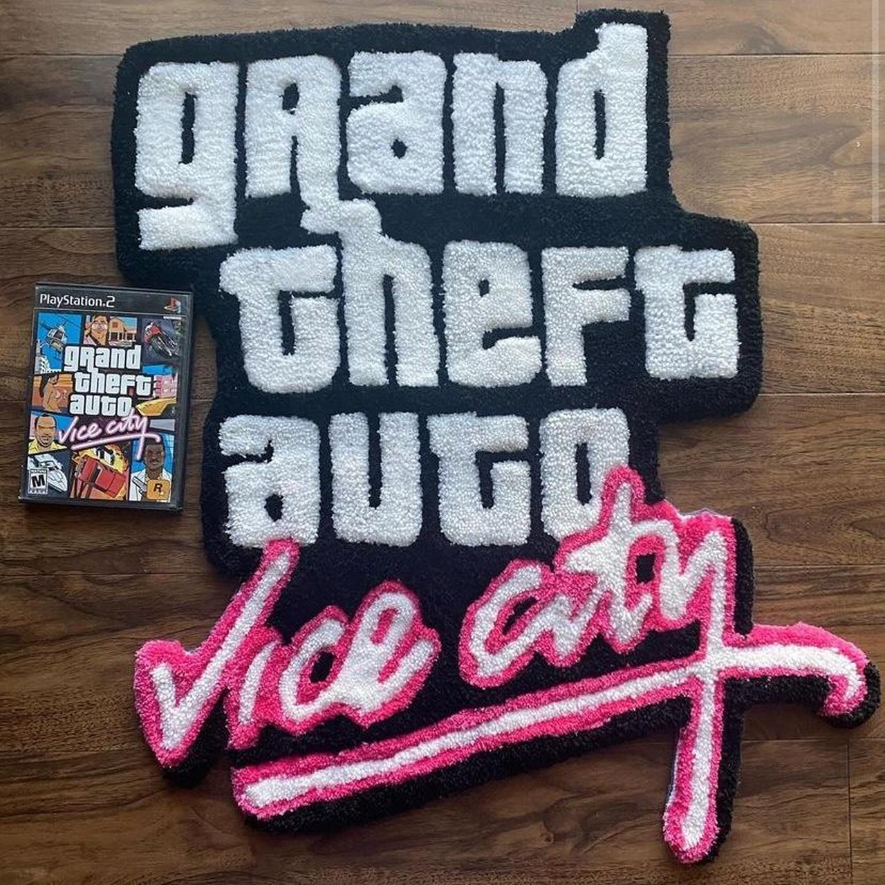 GTA VICE CITY CUSTOM RUG #custom rugs (Game not for... - Depop
