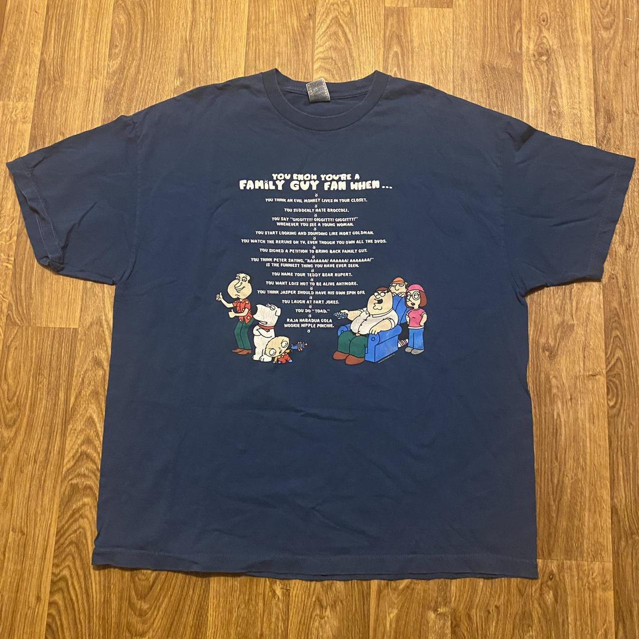 Y2K Family Guy Shirt You Know You're A Family Guy... | Depop