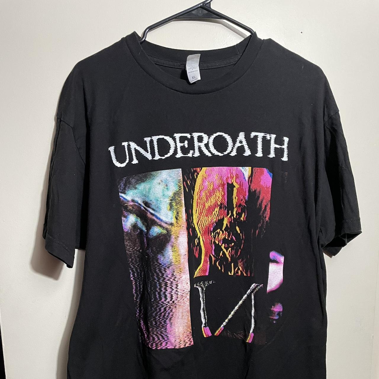 UNDEROATH T-Shirt black size XL rock #underoath... - Depop