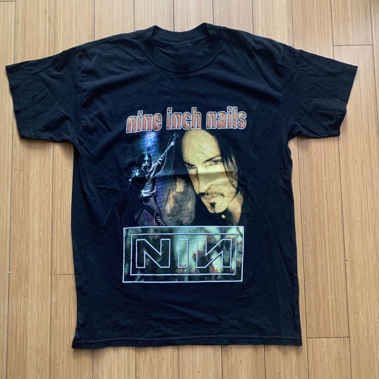 Vintage Nine Inch Nails Tour T shirt NIN Band Tee ... - Depop