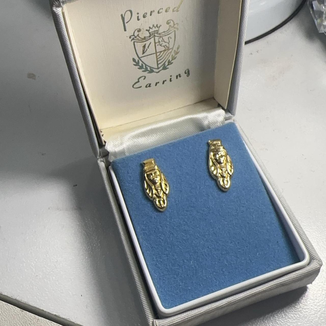 Golden Native American Eagle ear piercings !! Cute I... - Depop