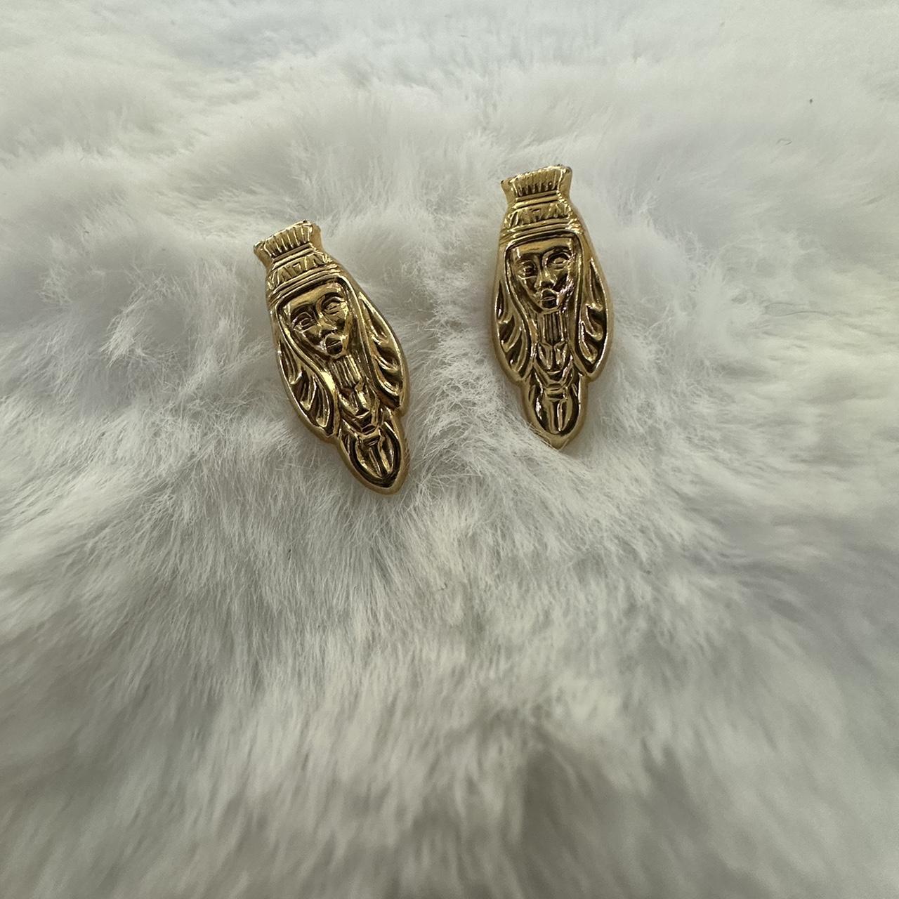 Golden Native American Eagle ear piercings !! Cute I... - Depop