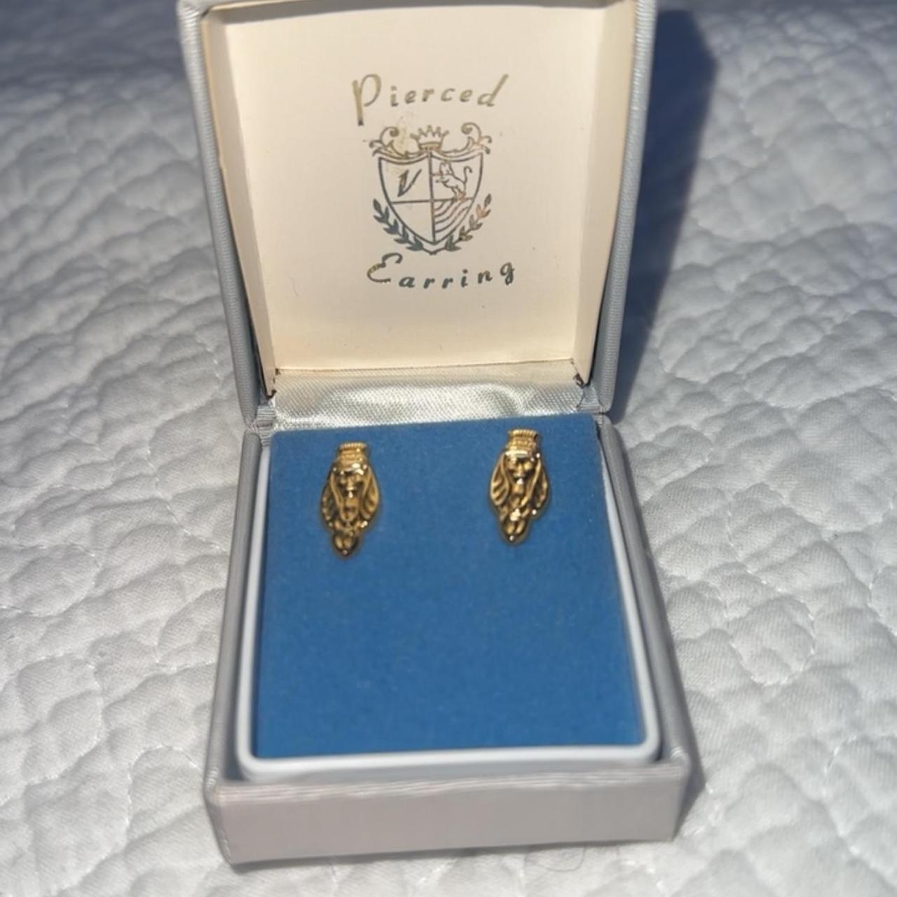 Golden Native American Eagle ear piercings !! Cute I... - Depop