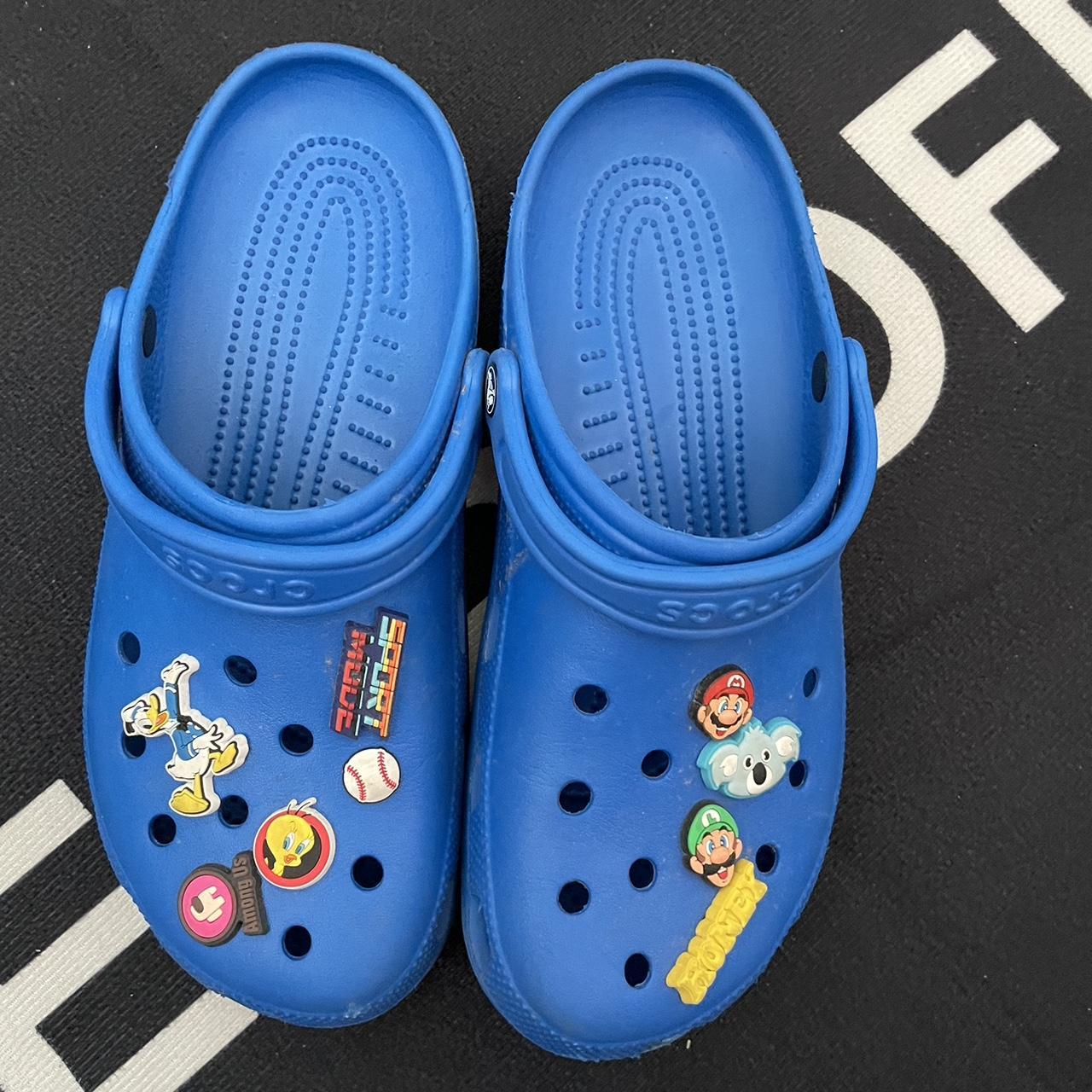 Ready to ship blue crocs no scratches - Depop