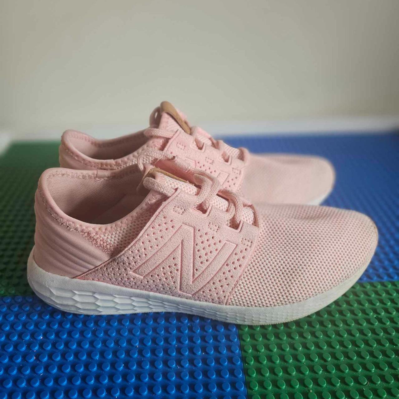 New Balance big Kids size US4.0 pink KJCRZKKG... - Depop