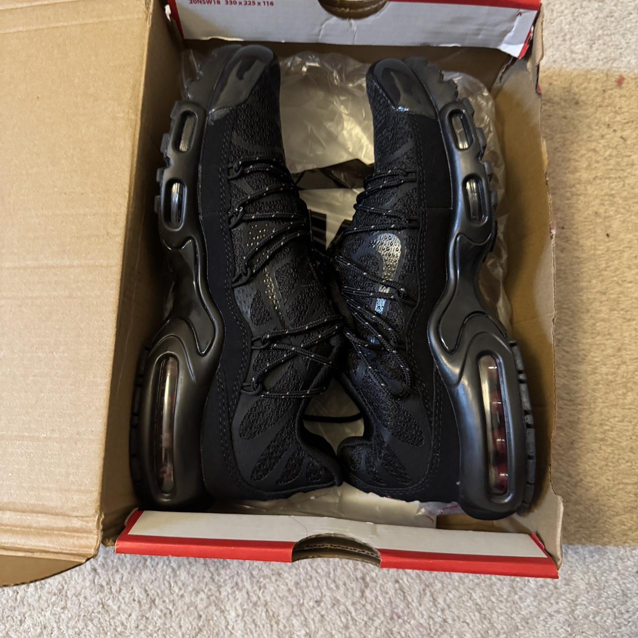 Black Nike utility TNs BRAND NEW WITH BOX AND... | Depop