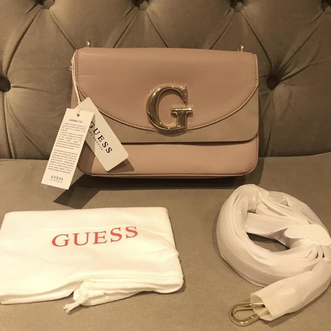 Brand new 100% authentic light pink guess bag RRP:... - Depop