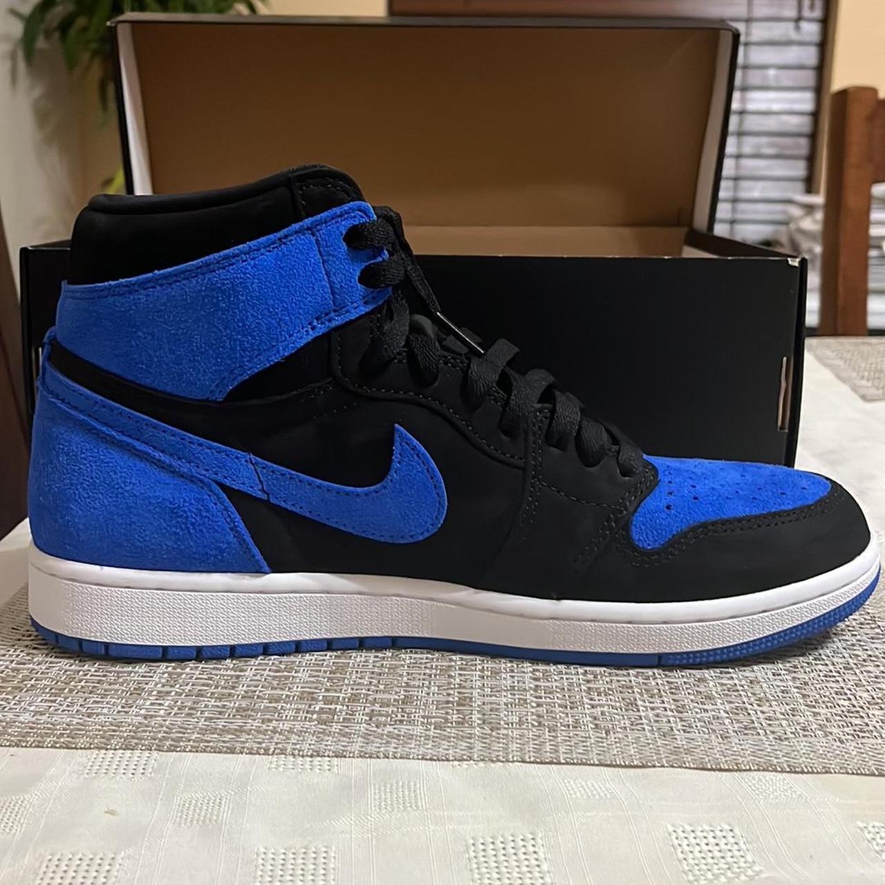 Jordan 1 Blue royal reimagined, Never worn - Depop