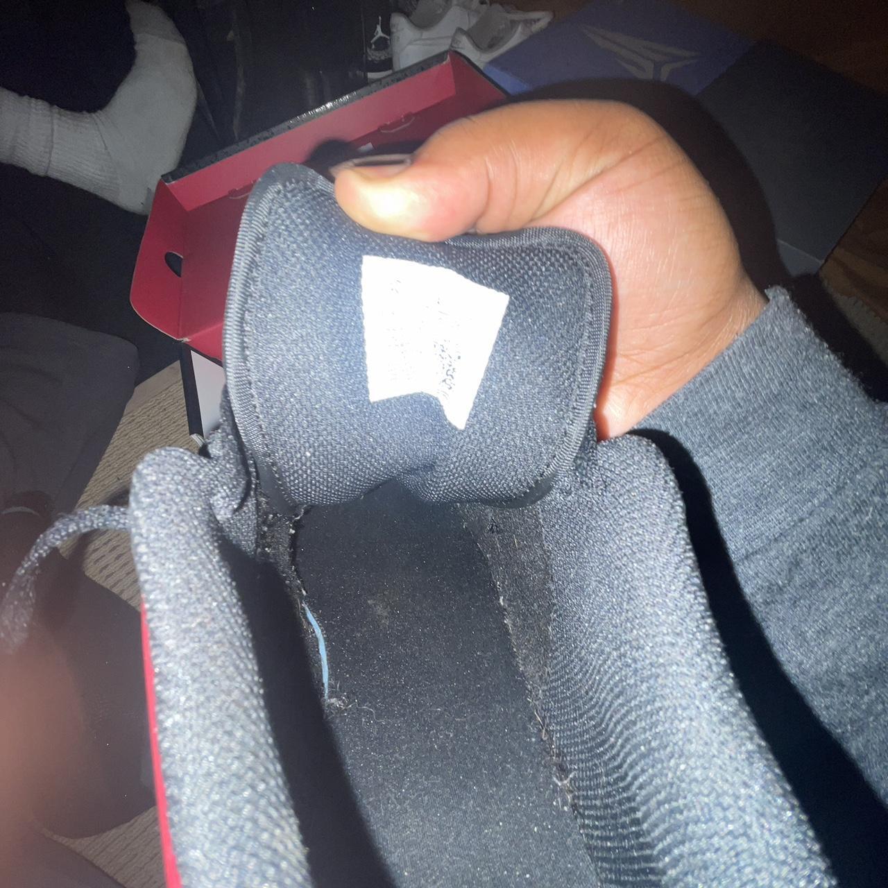 Jordan 1 low worn beaters 7y - Depop