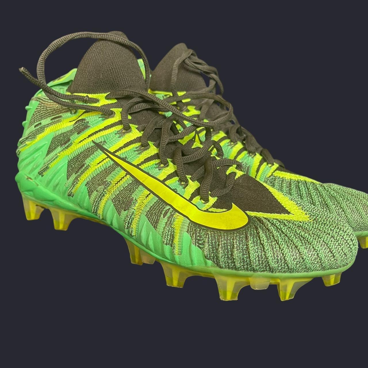 nike alpha menace elite td football cleats electric... - Depop