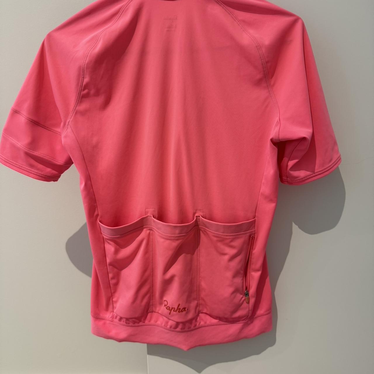 Rare pink Rapha short sleeve cycling jersey, XS... | Depop