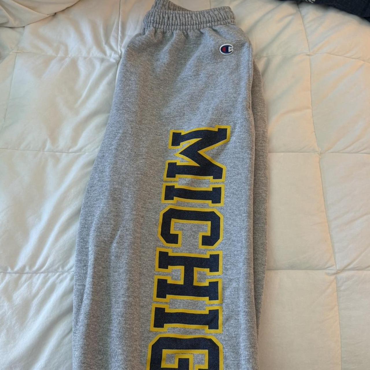 CHAMPION UNIVERSITY OF MICHIGAN SWEATPANTS Size M... - Depop