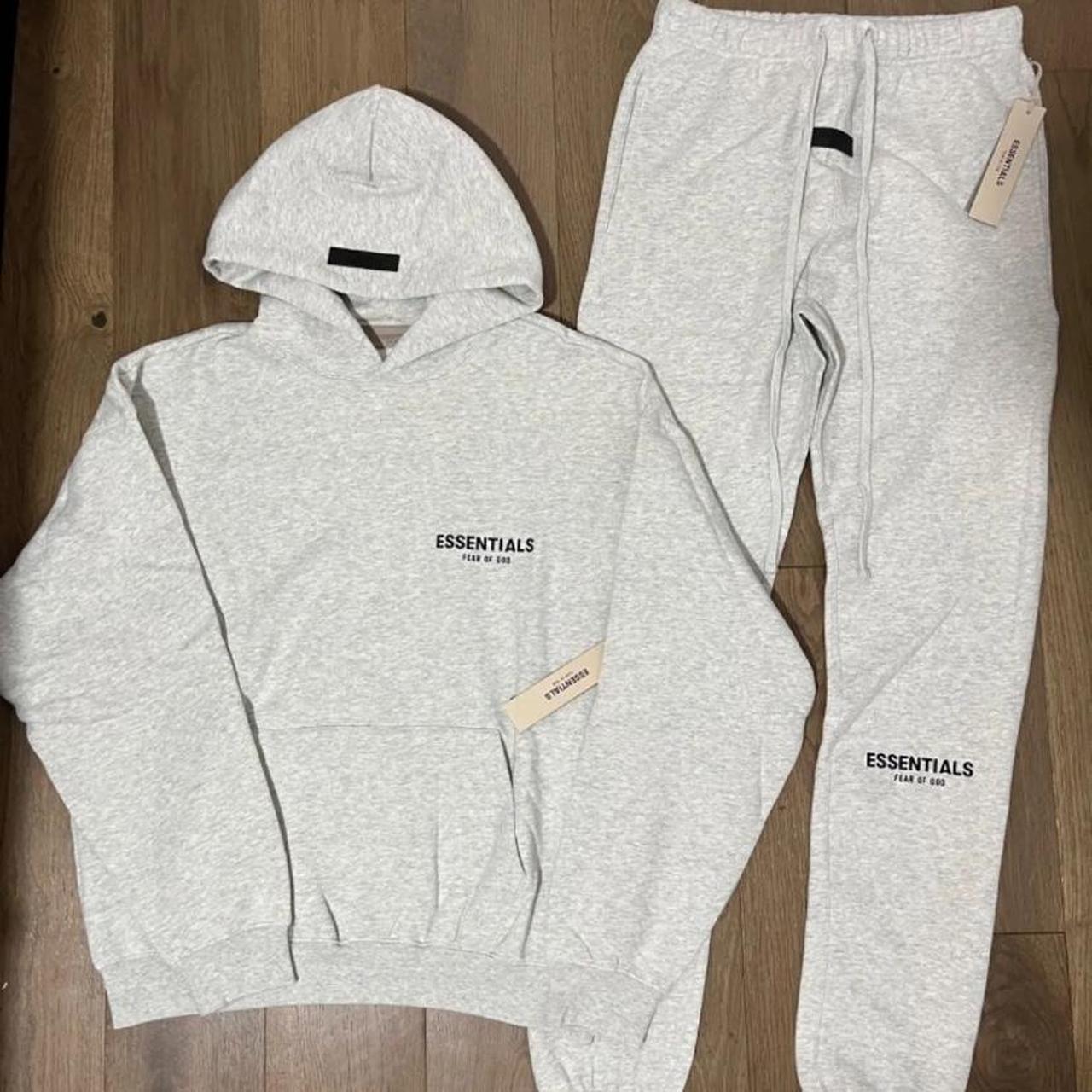 Grey Essentials tracksuit Brand New With Tags - Depop