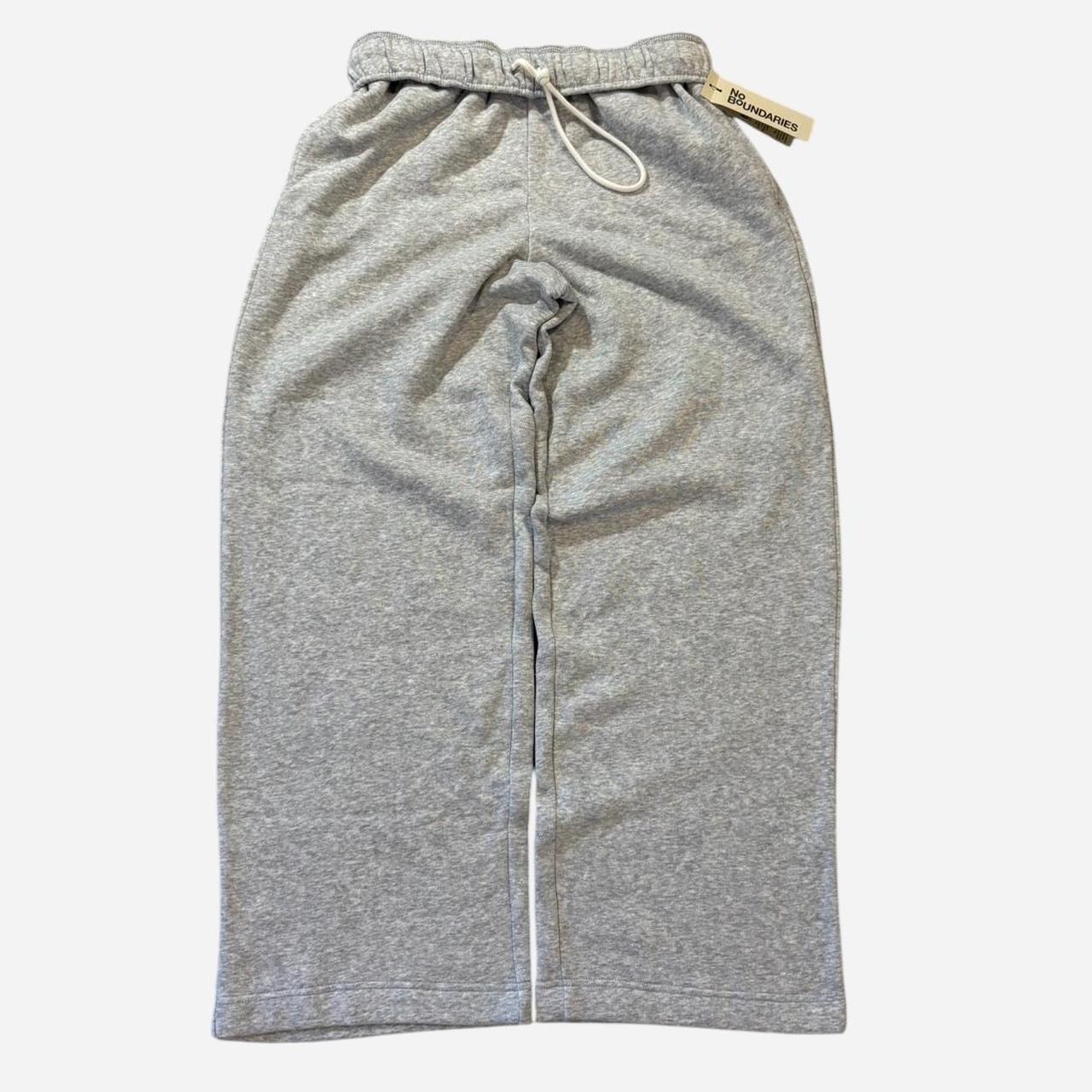 No Boundaries Baggy Grey Sweats - small CAN SHIP... - Depop