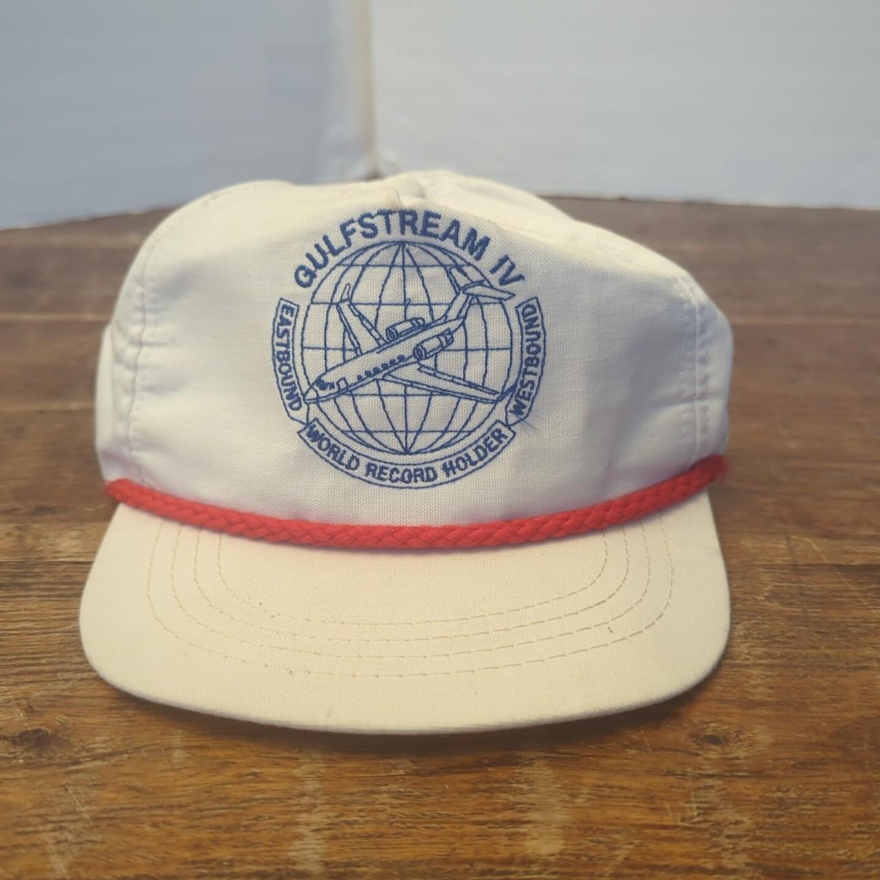 Gulfstream IV World Record Holder Cap Hat White... - Depop