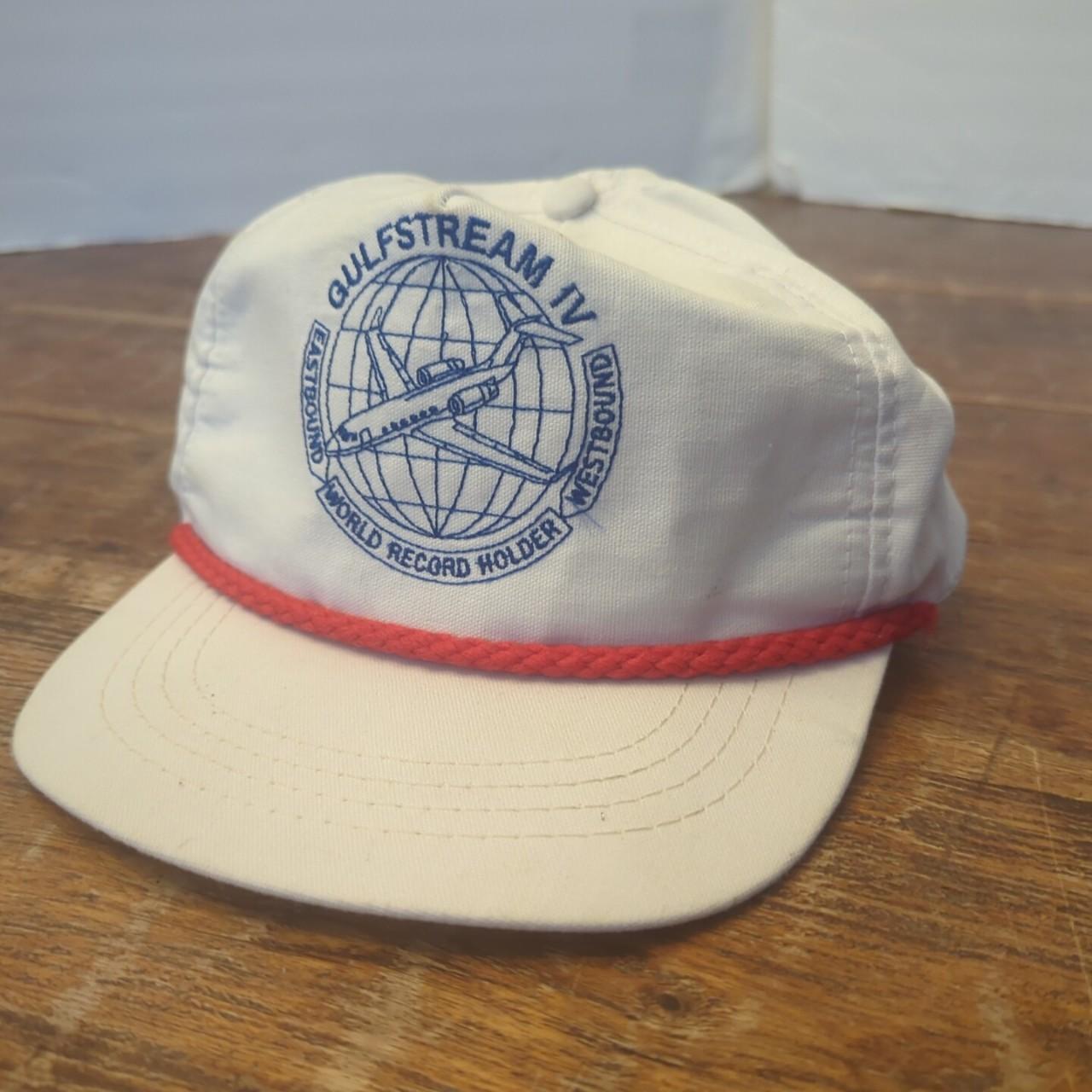 Gulfstream IV World Record Holder Cap Hat White... - Depop