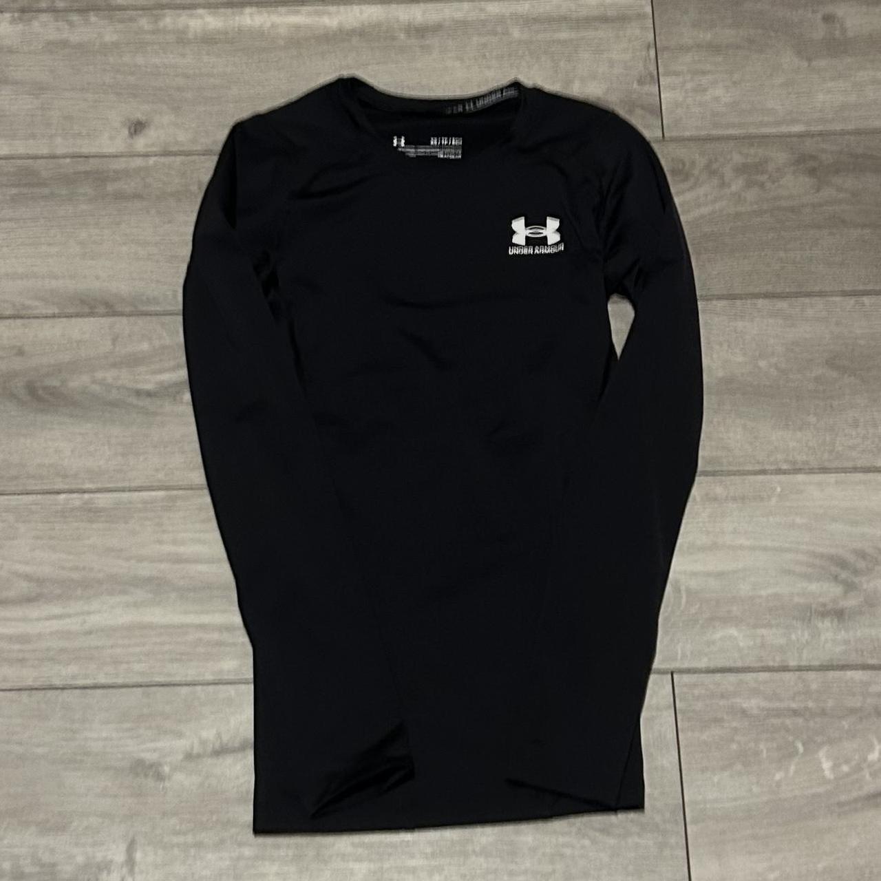 under armor compression shirt been worn once long... - Depop