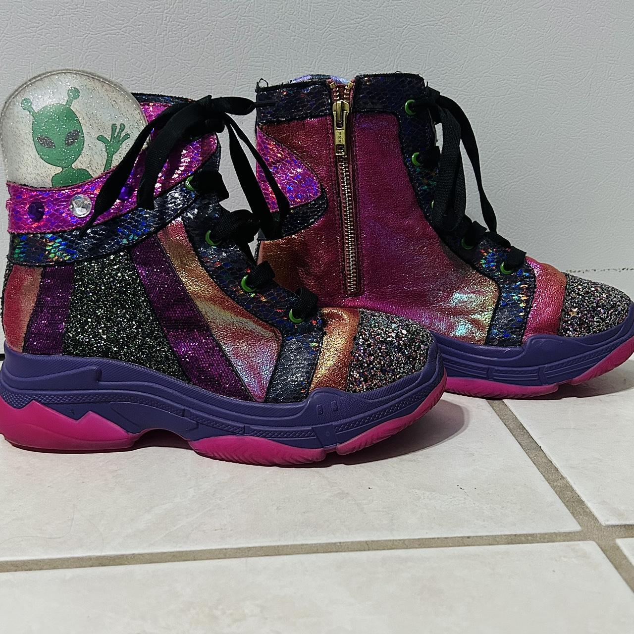 Irregular Choice alien boots size 7.5 - Depop