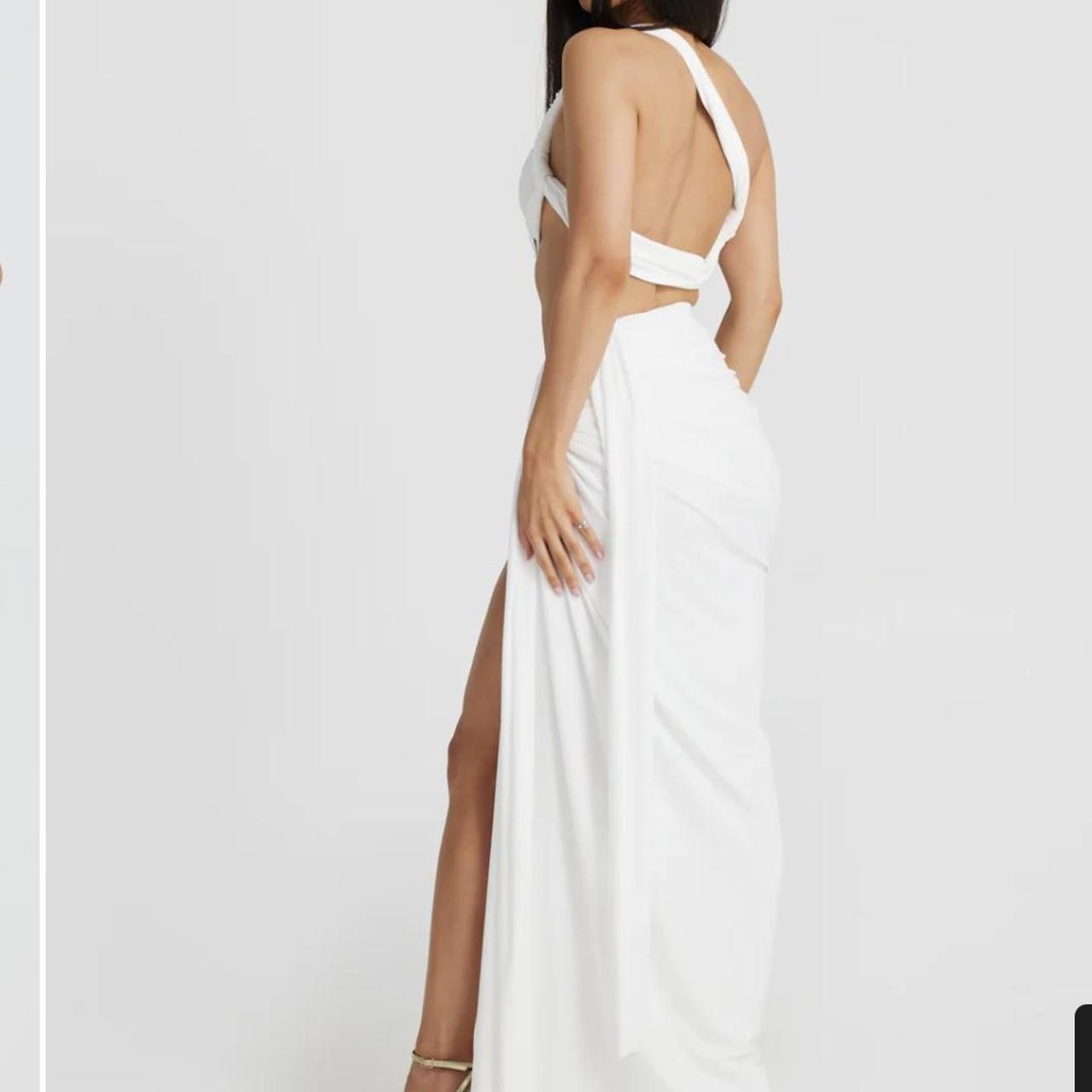 MÉLANI the label set White; size small Purchased... - Depop