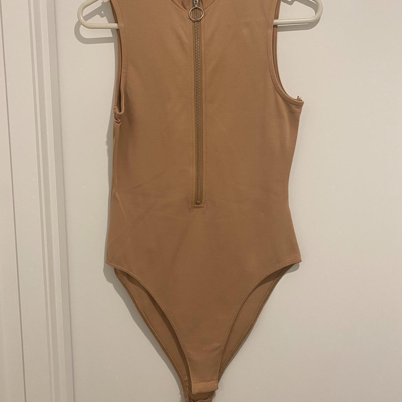 Bardot tan bodysuit Size 10 Standard shipping $9 - Depop