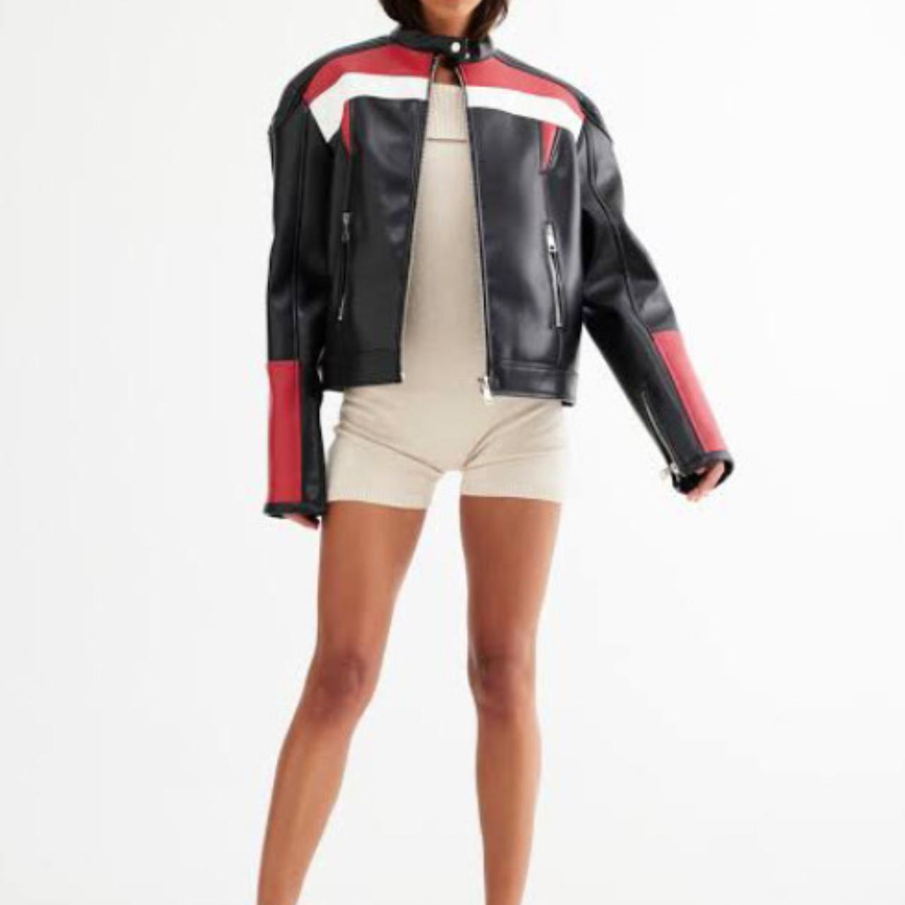 LIONESS faux leather Jacket New with tags Size... - Depop