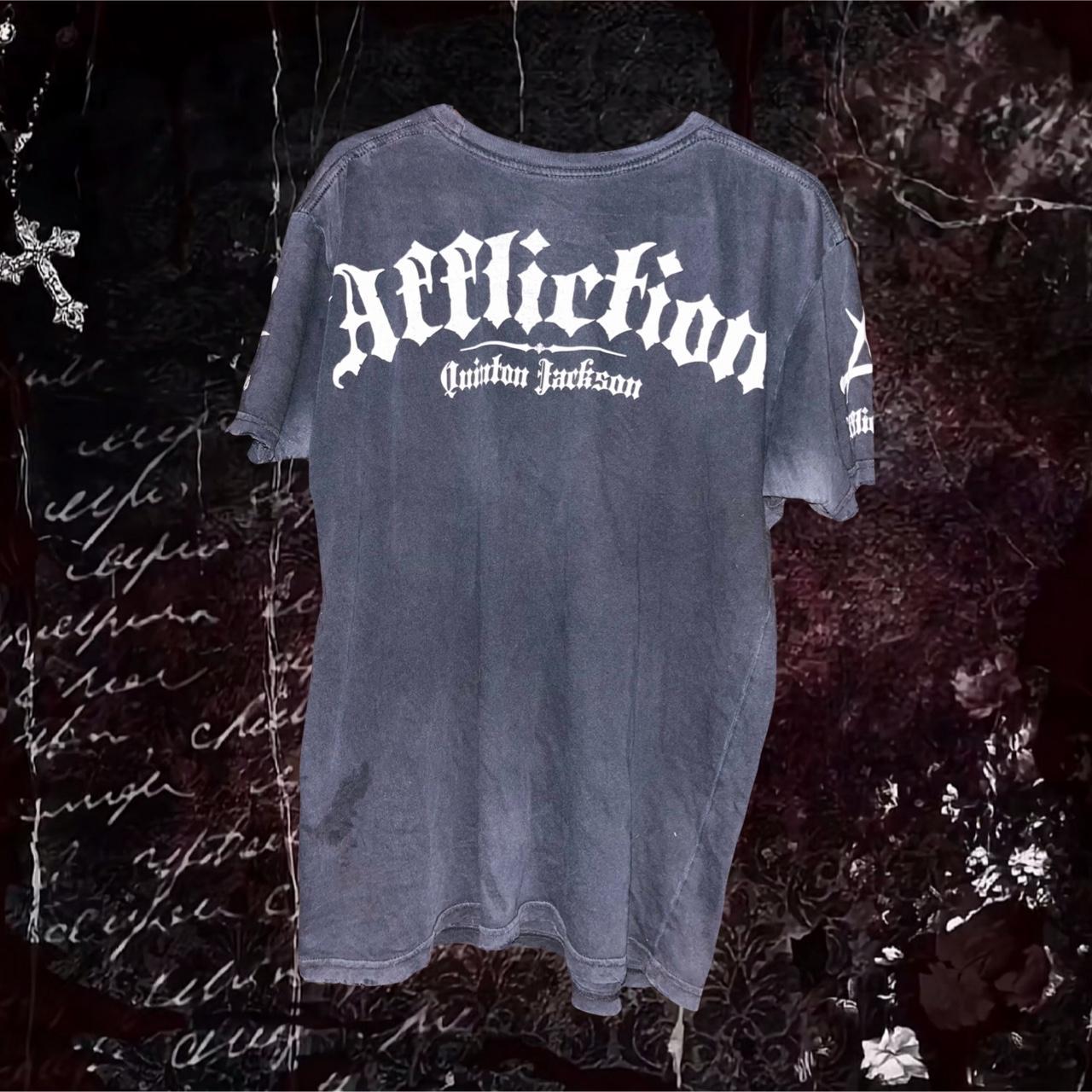 Rare Quinton Rampage Jackson Affliction tee, size... - Depop