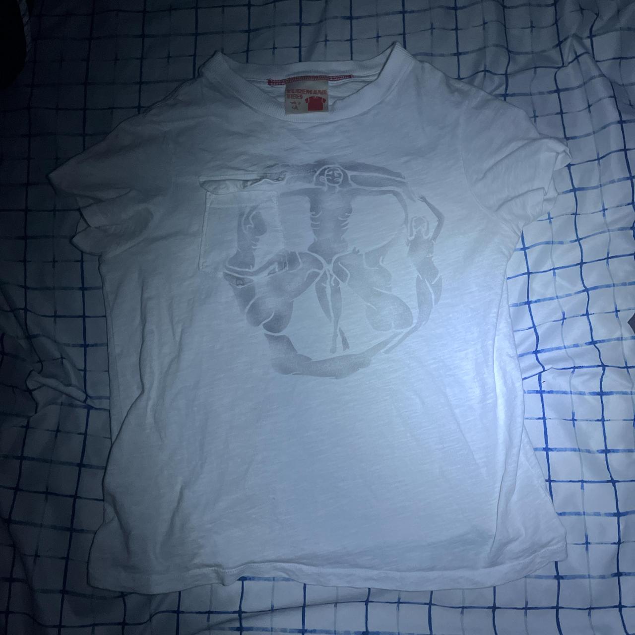 Yuremane bone tee size 2 Worn but in excellent... | Depop