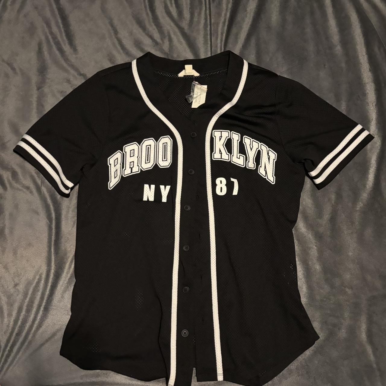 Black and white Brooklyn jersey #streetwear #drip... - Depop
