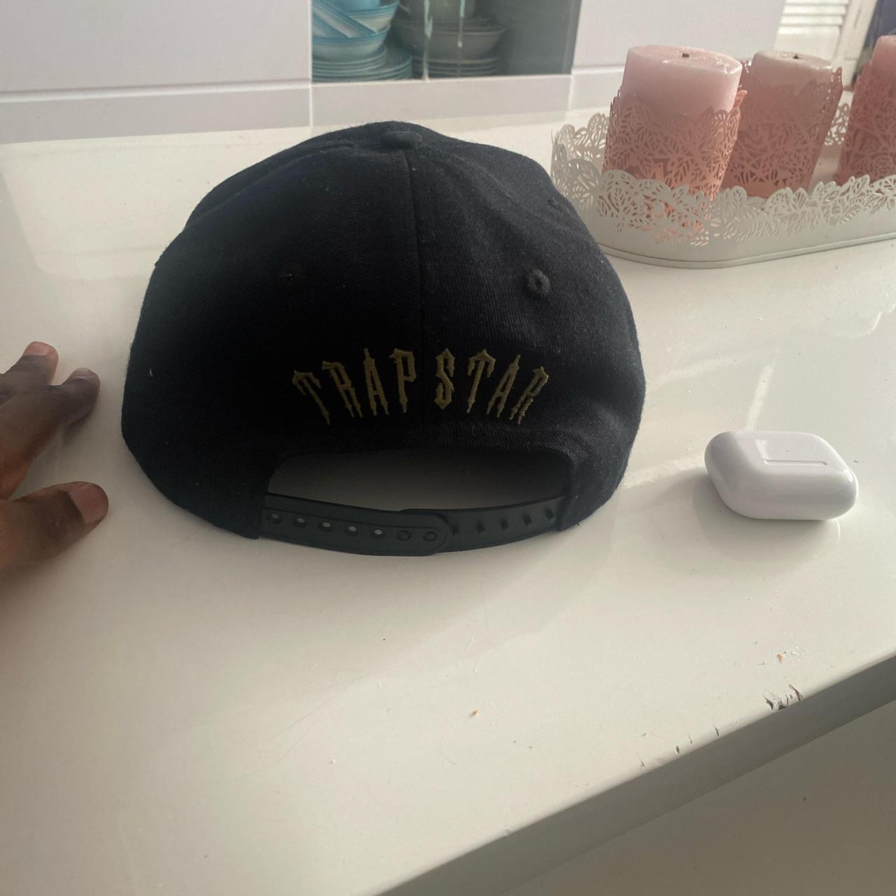 Trapstar black and tan hat - Depop