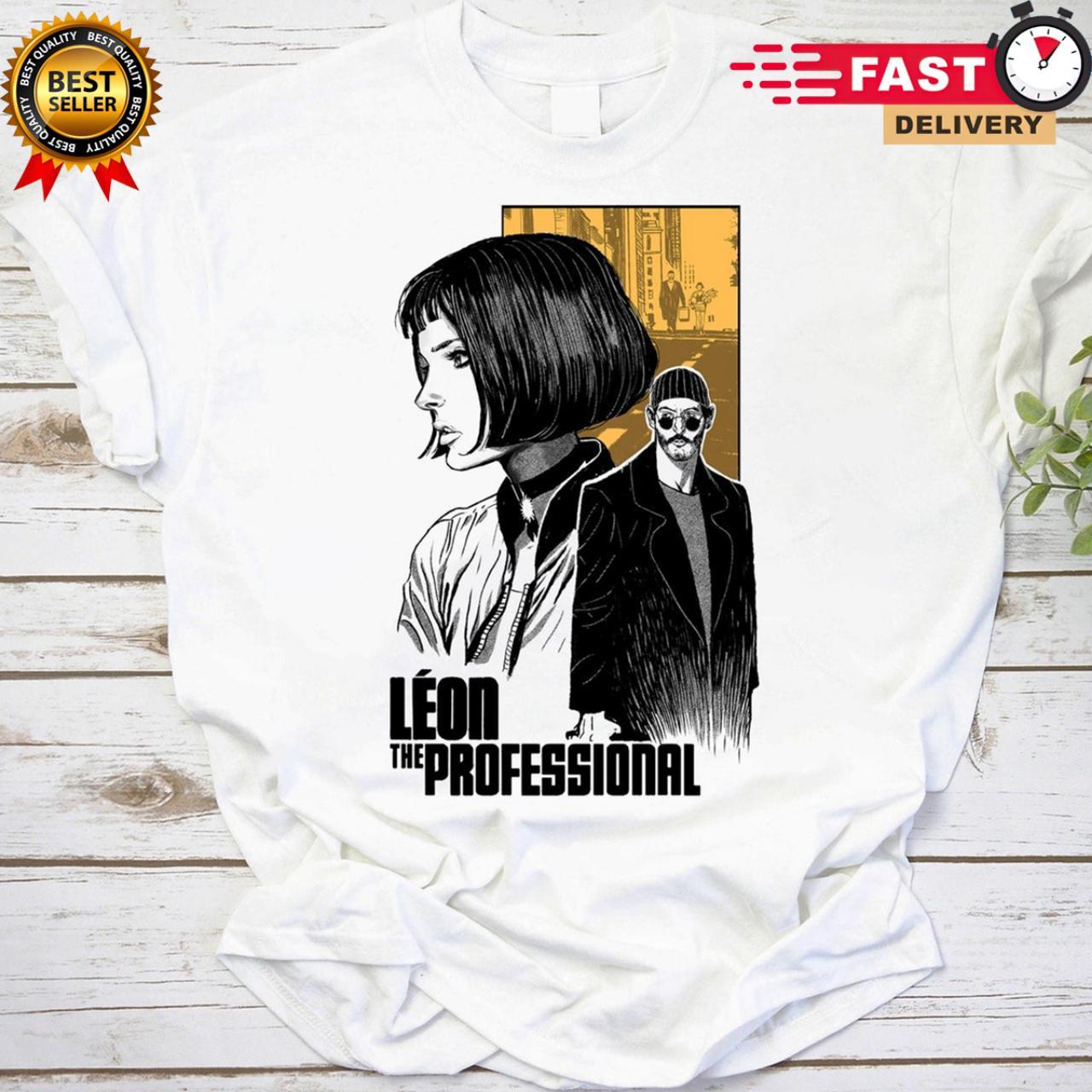 Unisex White T-shirt Leon The Professional... - Depop