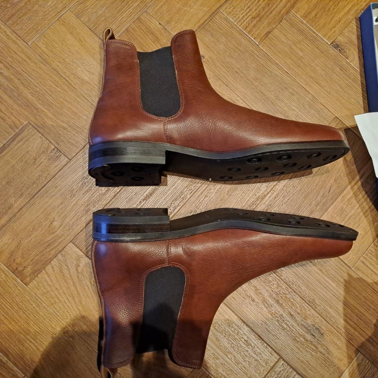 Bobbies boots Bourbon color, leather, never worn... - Depop