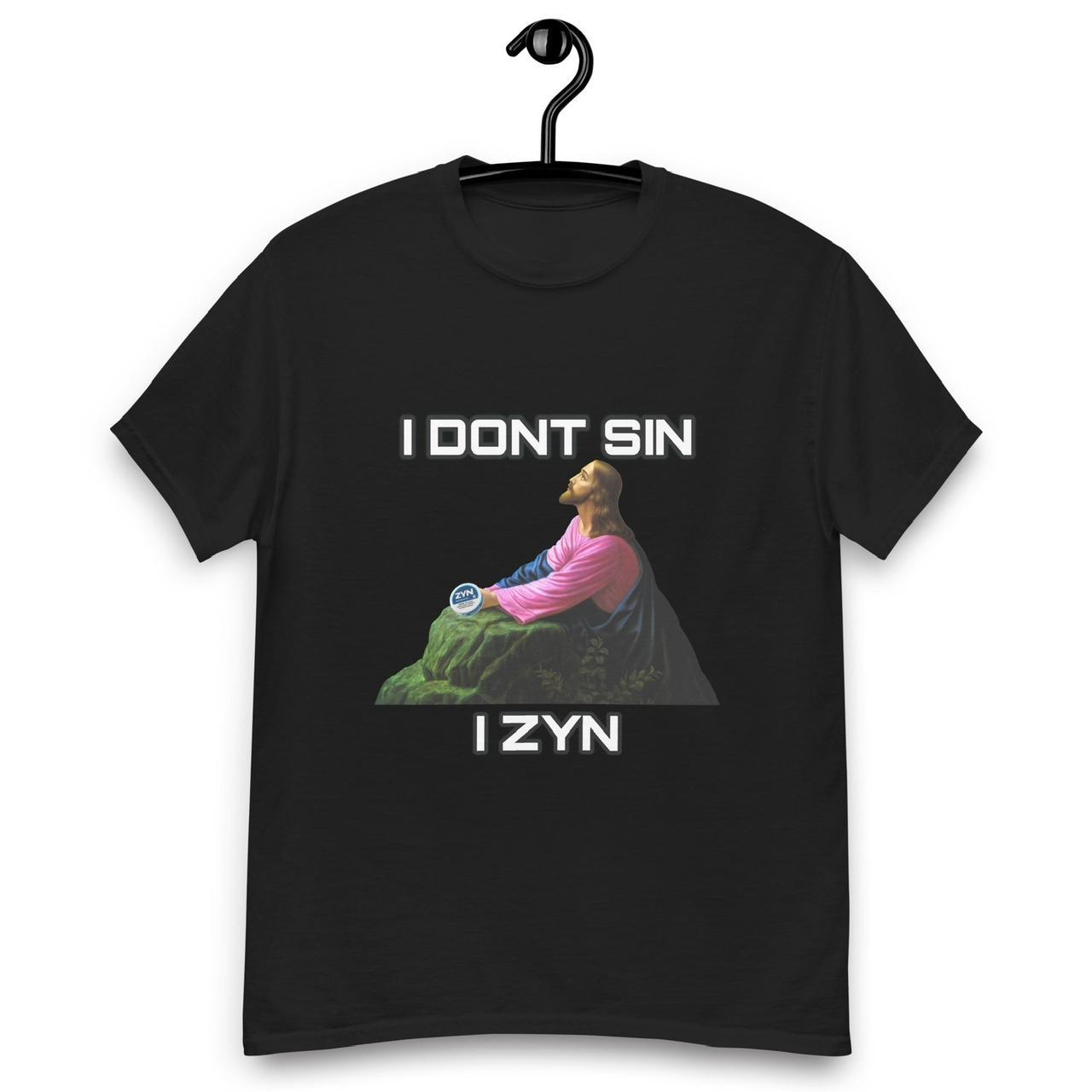 Any size I don’t sin I zyn T-Shirt 100% cotton - Depop