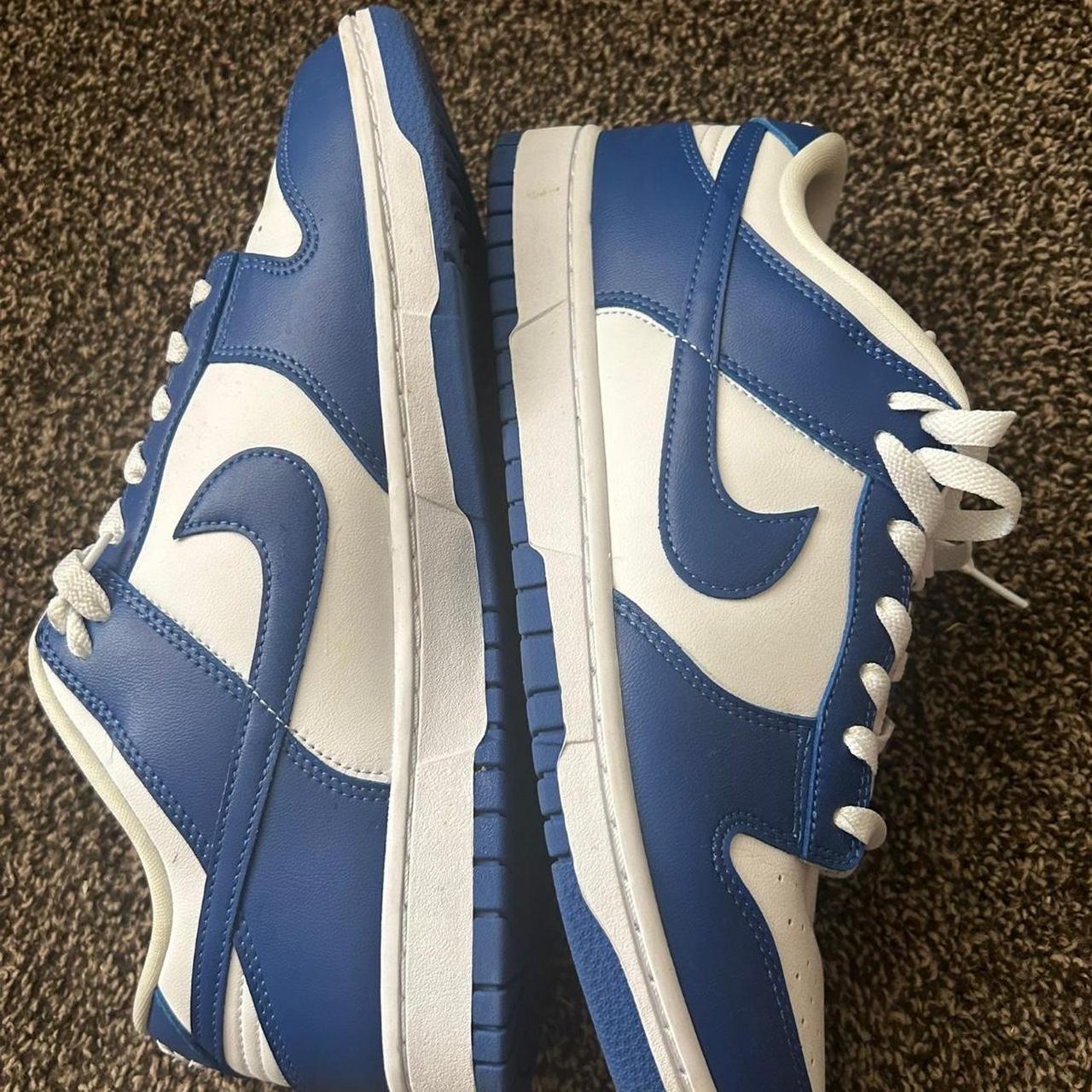 Kentucky blue dunks Worn once Perfect box Comes with... - Depop