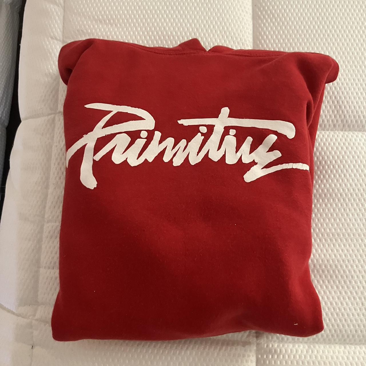 Red Primitive Hoodie 100 percent cotton Small in... - Depop