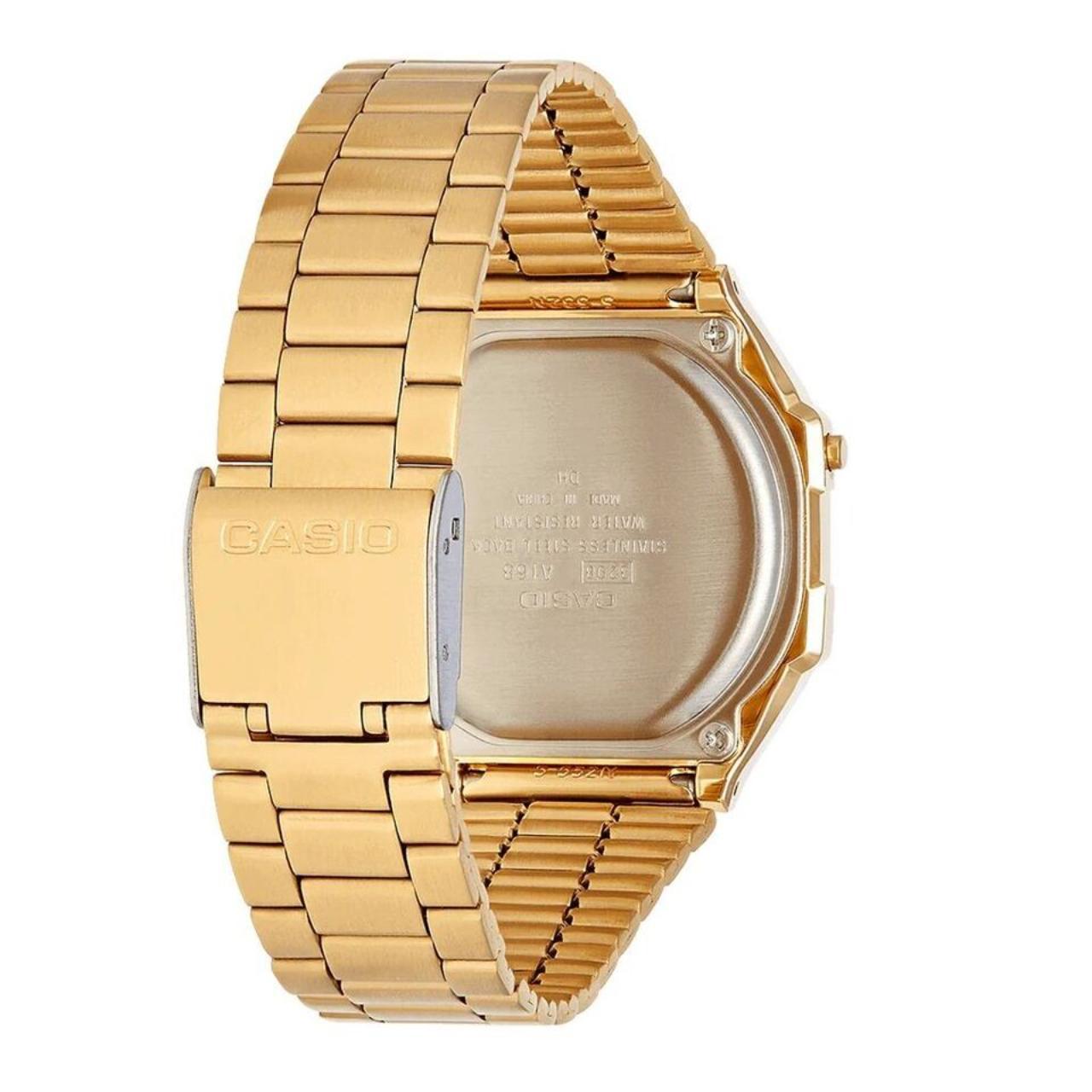 CASIO Retro Classic Unisex Digital Steel GOLD... - Depop