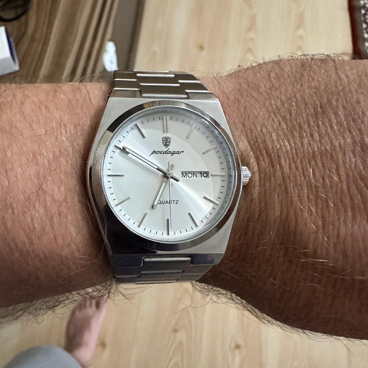 POEDAGAR Vintage Old Money Style Silver Stainless... - Depop