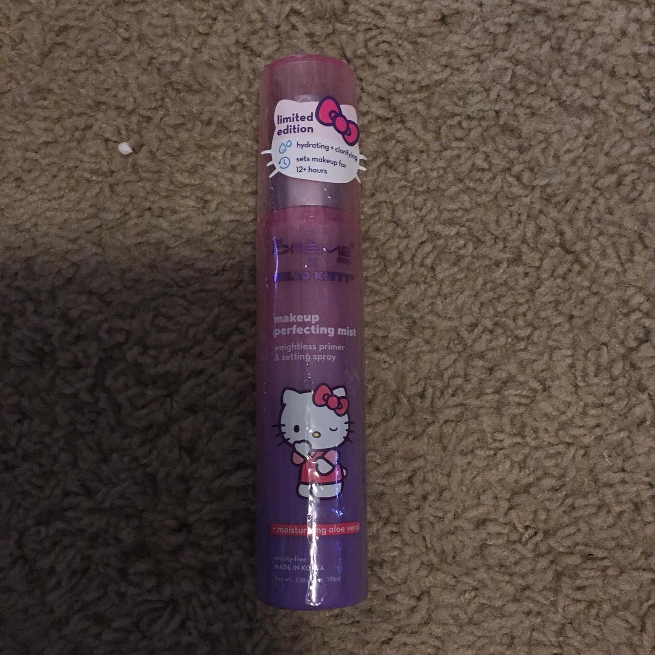 Hello Kitty X Crème Shop setting spray lasts for... - Depop