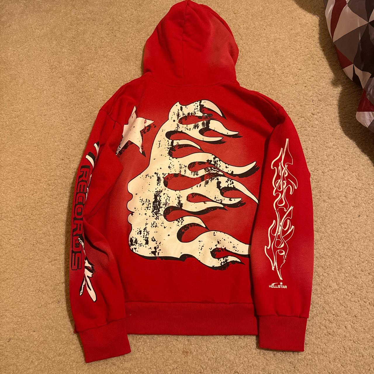 Hellstar Hoodie - SIZE M - COMES WITH PACKAGING -... - Depop