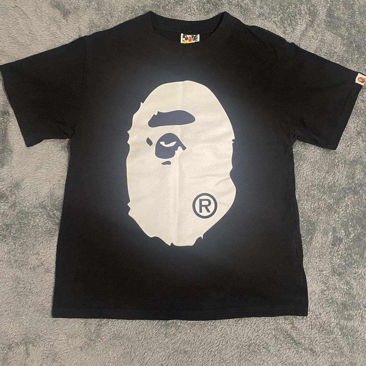 Bape shirt slight used Price says... - Depop