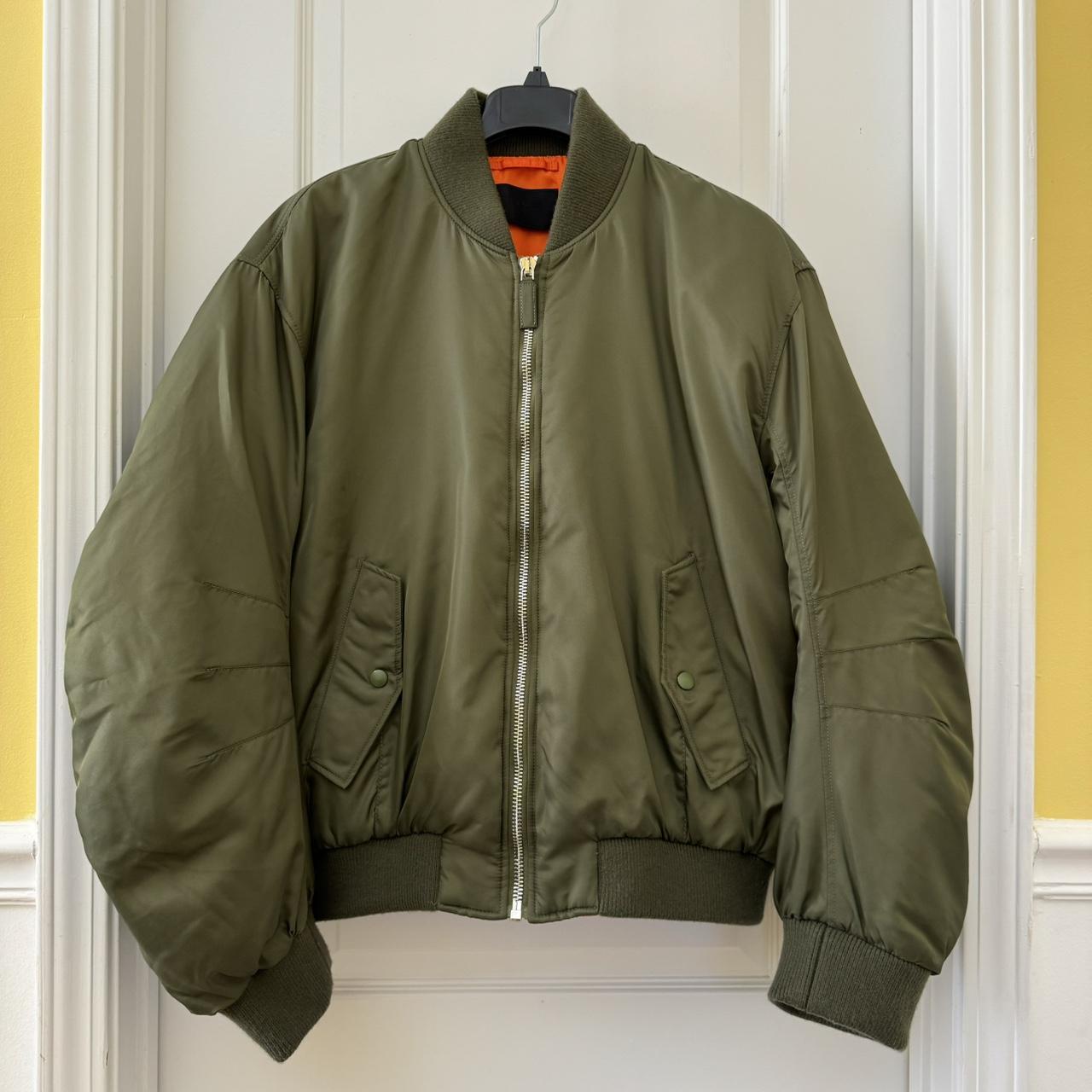 Cropped Bomber Puffer Jacket Raf Simons Prada Style... - Depop