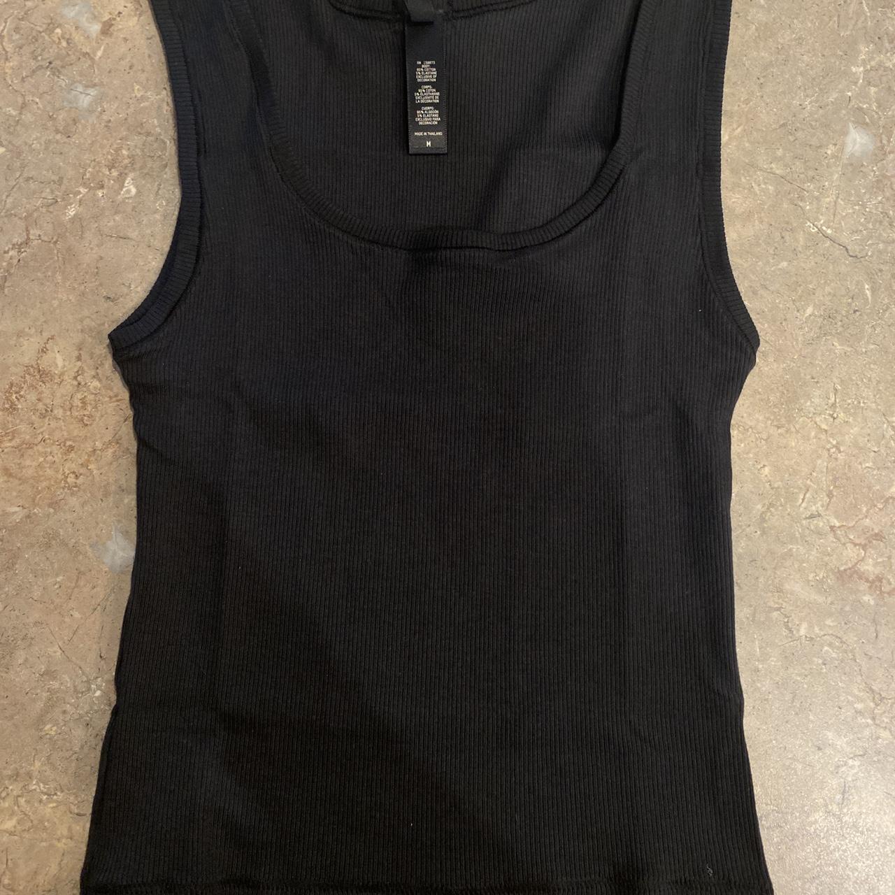 🔥 SKIMS TANK TOPS BUNDLE COLOUR SOOT AND BRICK 2x... - Depop