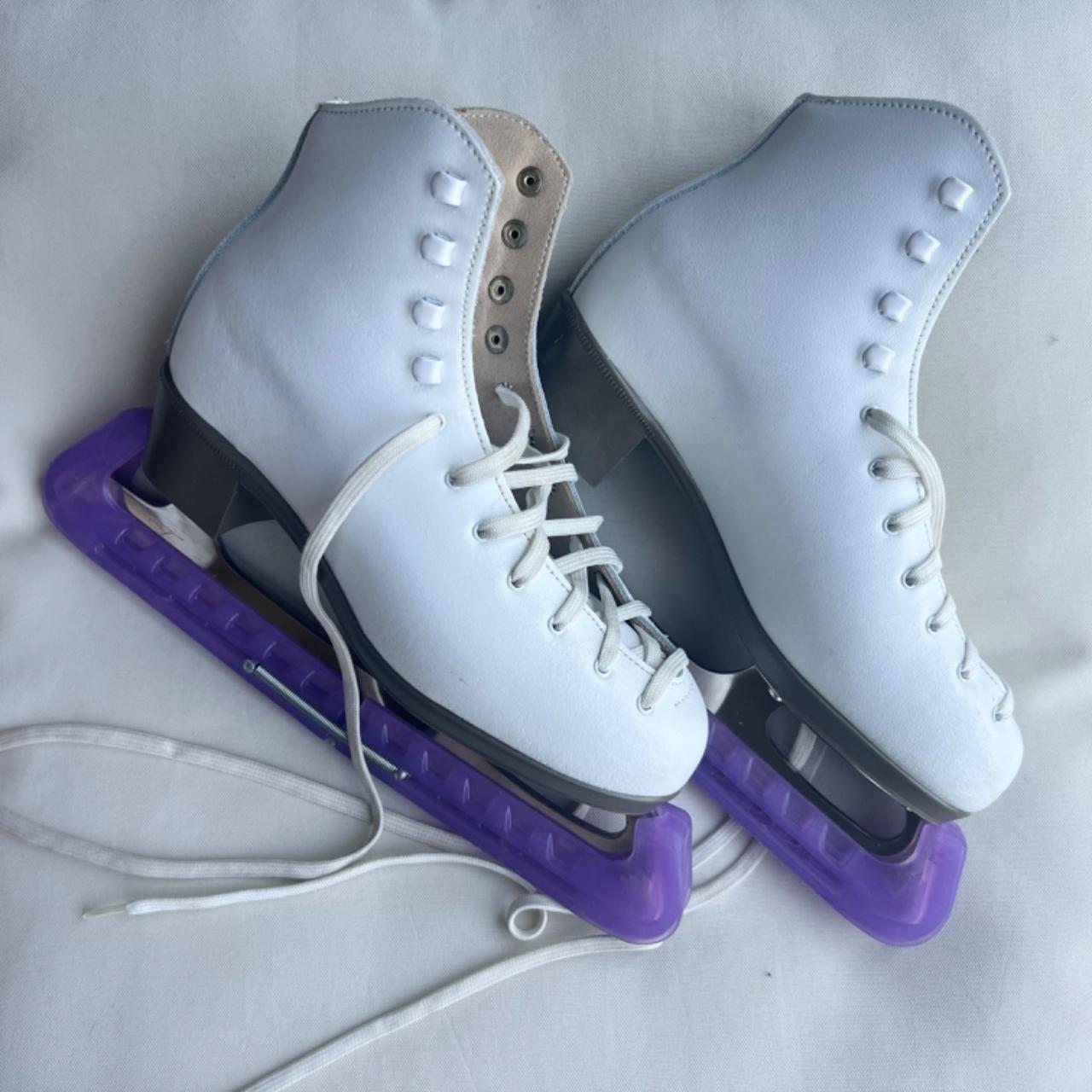 Risport Ice Skating Boots risport white ice... - Depop