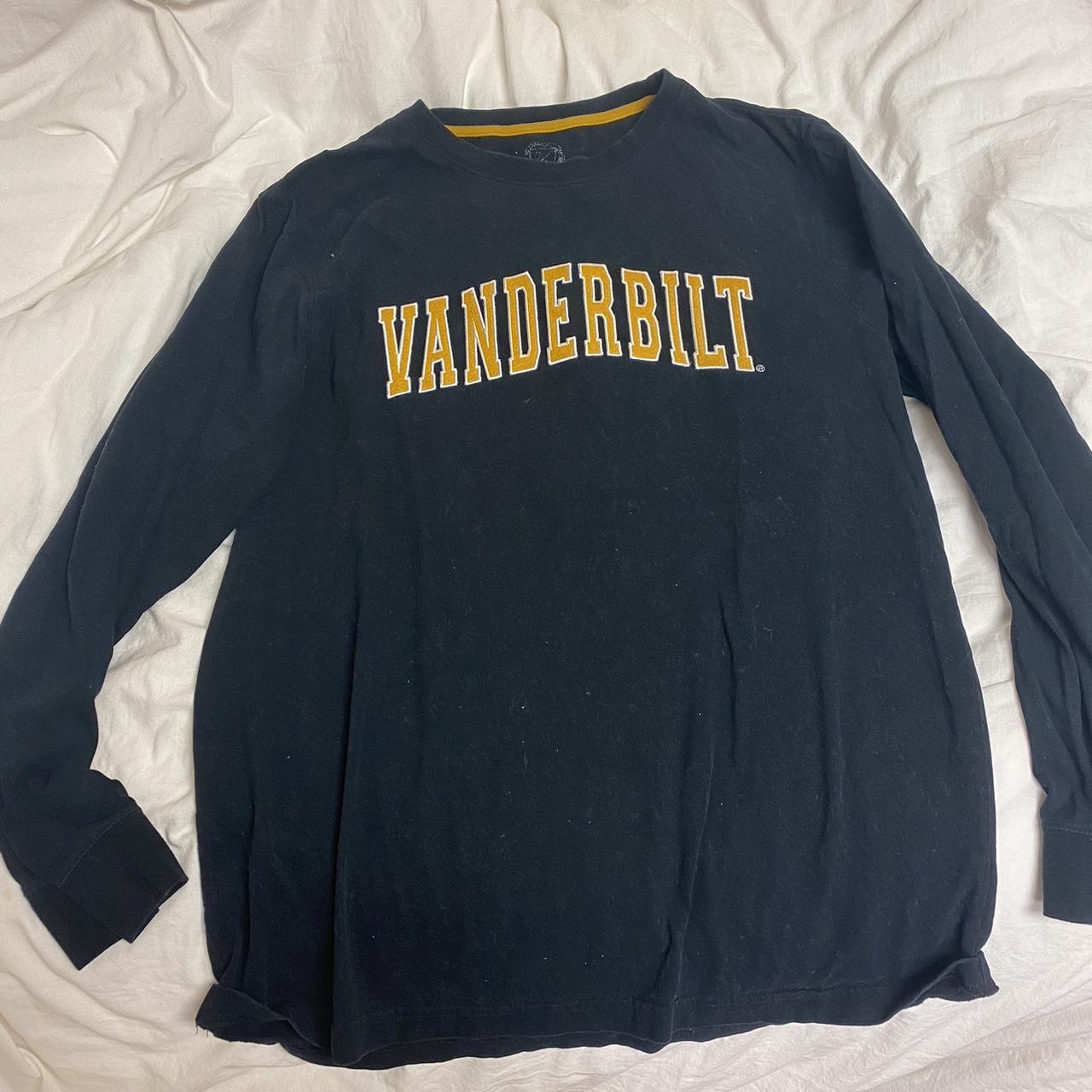 Oversized Vanderbilt long sleeve tshirt Very thick... - Depop