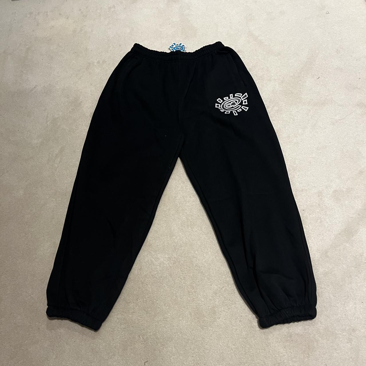 Black ADWYSD joggers | Depop